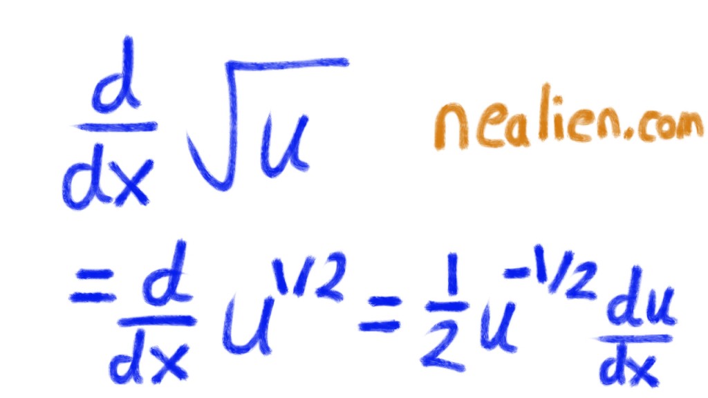 How To Take A Derivative With A Square Root
